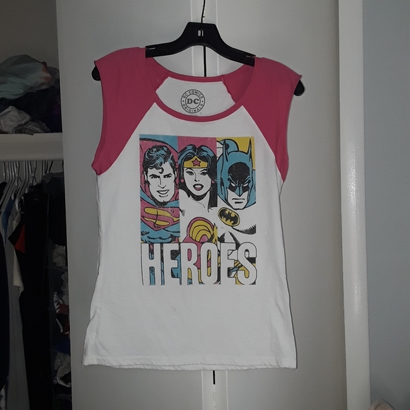 DC Comics | Tops | Dc Heroes Muscle Tank Superman Wonder Woman Batman ...